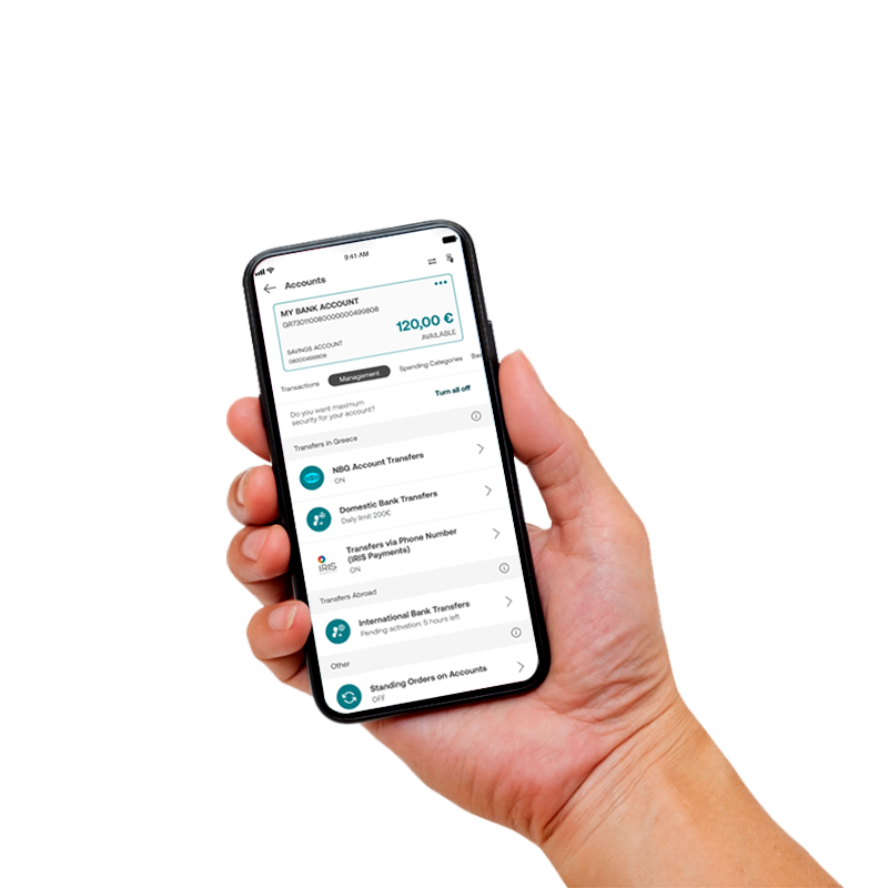Secure your cards & bank accounts online | NBG